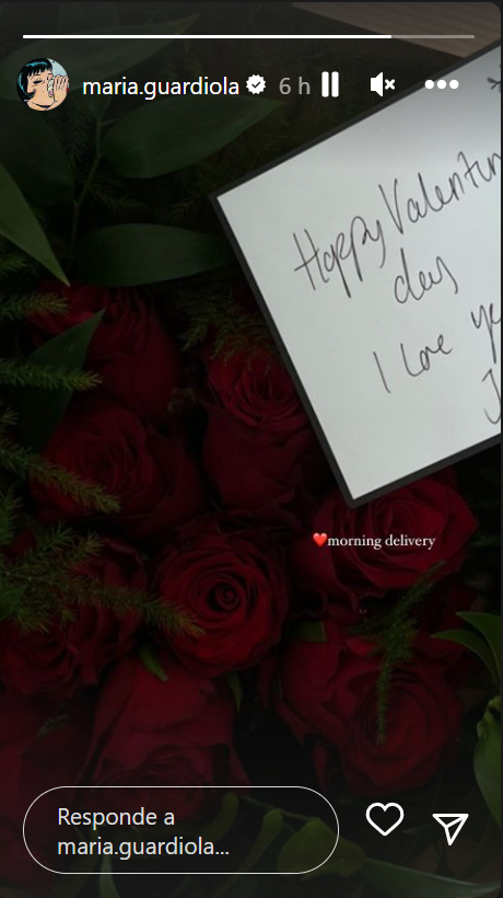 Maria Guardiola flaunts her Valentine's Day gift: "I love You" | Marca