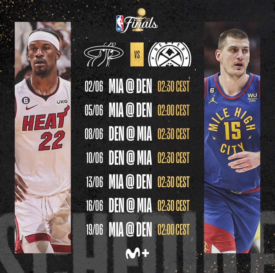 Denver Nuggets - Miami Heat: calendario, partidos, fechas, horarios y ...