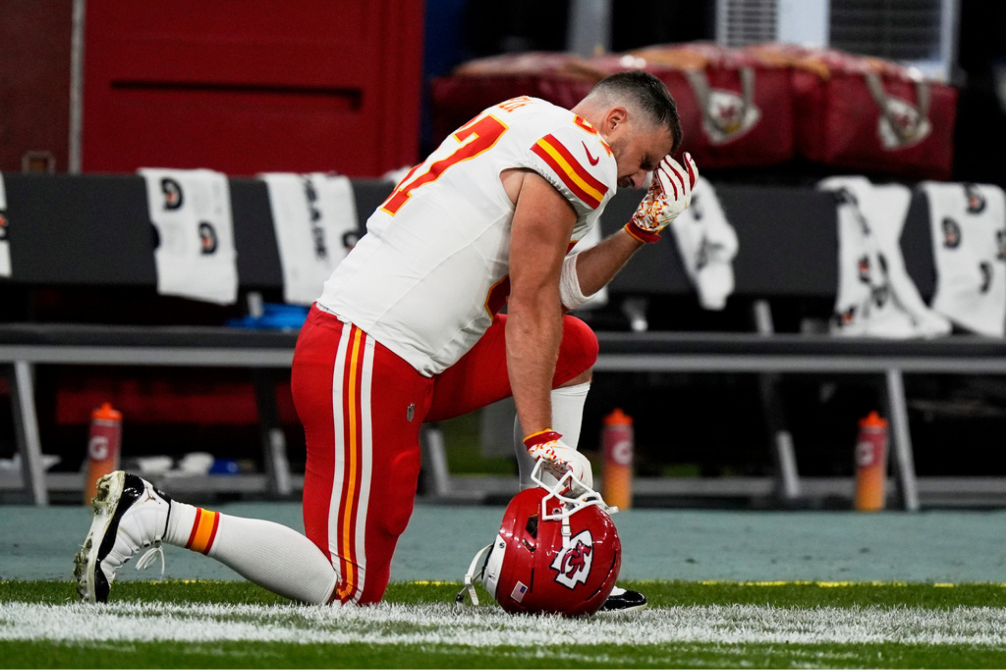 Travis Kelce takes responsibility for teammate Xavier Worthy ...