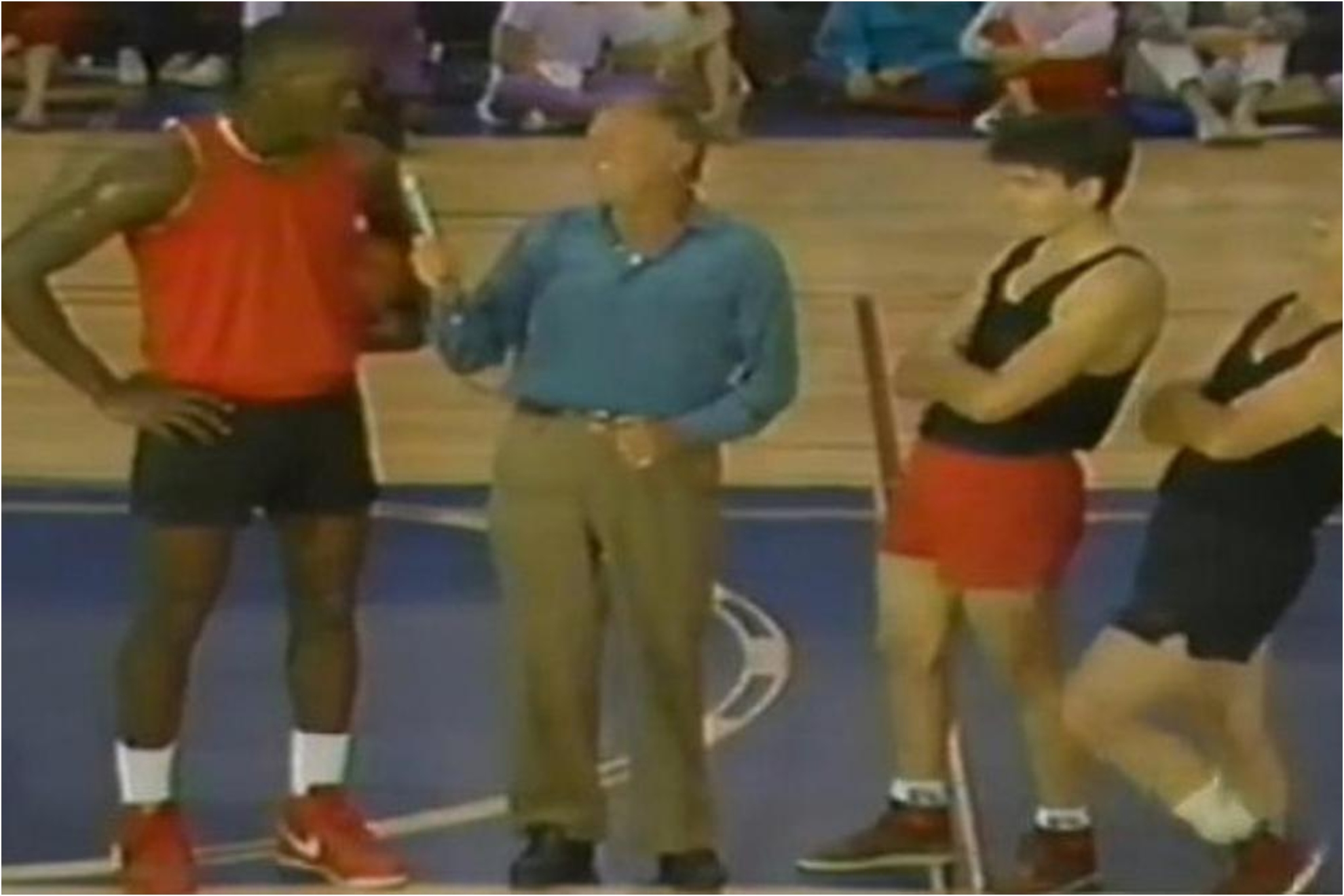 The lost video of Michael Jordan's defeat to Martin Sheen that Air ...