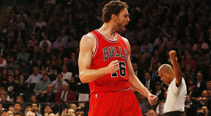 Noticias NBA: Gran faena de Pau Gasol en su estreno con los Chicago ...